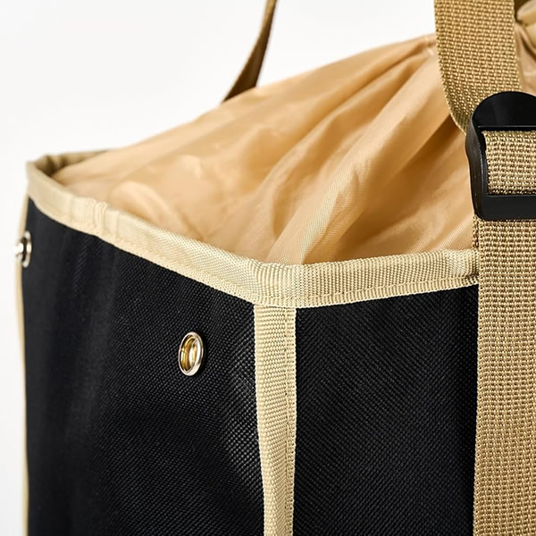 レップ(Rep) COCORO 折りたたみ式ハンディトートカート ショッピングカート Cuire（キュイール） ブラック 542507 30L 保冷・保温 耐荷重量：8kgまで : rep ...