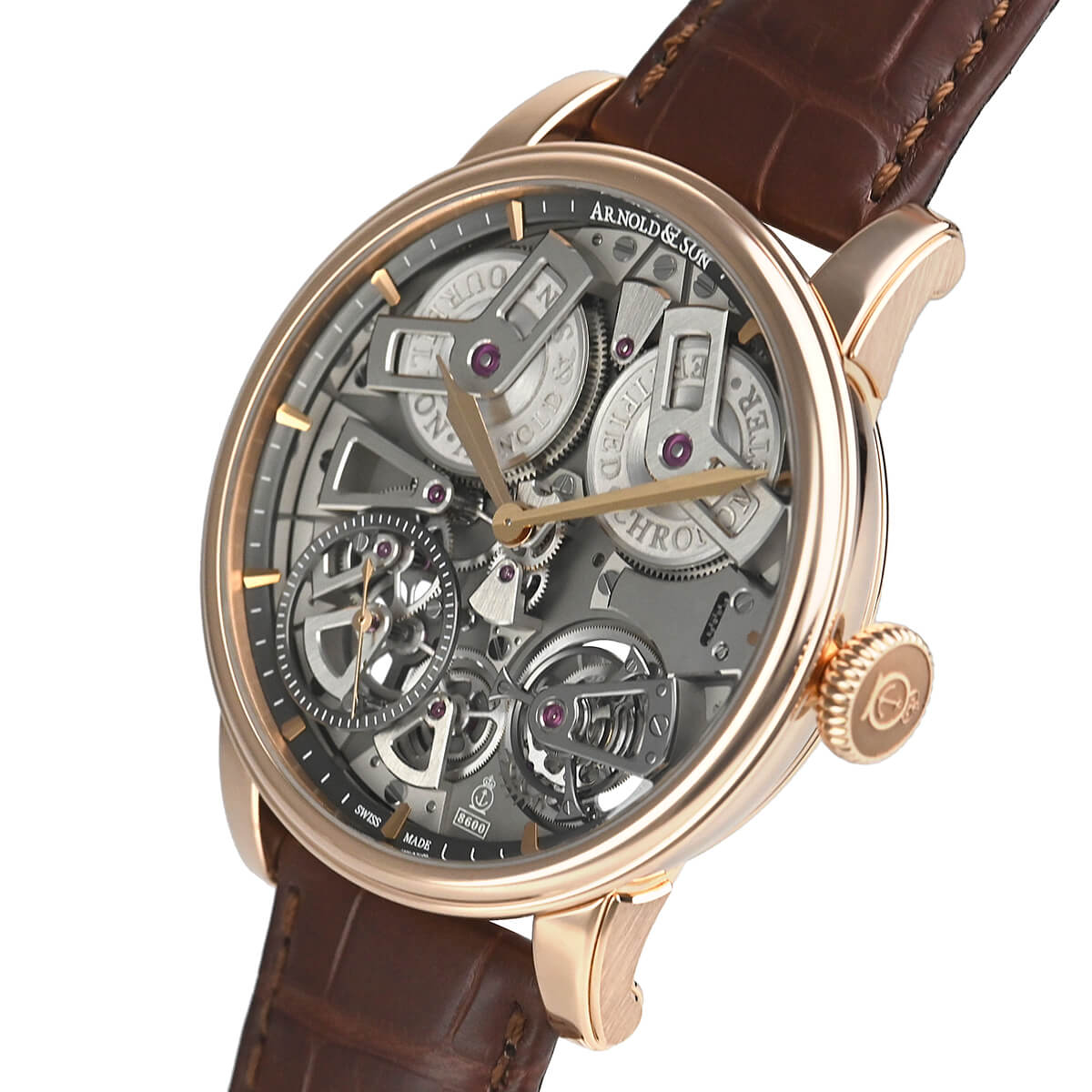 アーノルド＆サン ARNOLD ＆ SON トゥールビヨン クロノメーター 36 トリビュート エディション 1ETAR.S01A.C112A ...