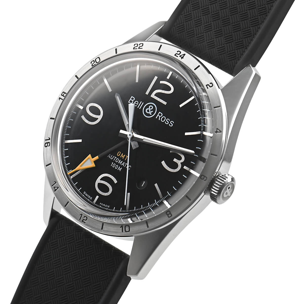 ベル＆ロス BELL & ROSS ヴィンテージ BR123 GMT 24H BRV123-BL-GMT/SRB 中古 メンズ 腕時計 :621653001:宝石広場ヤフー店 - 通販 ...
