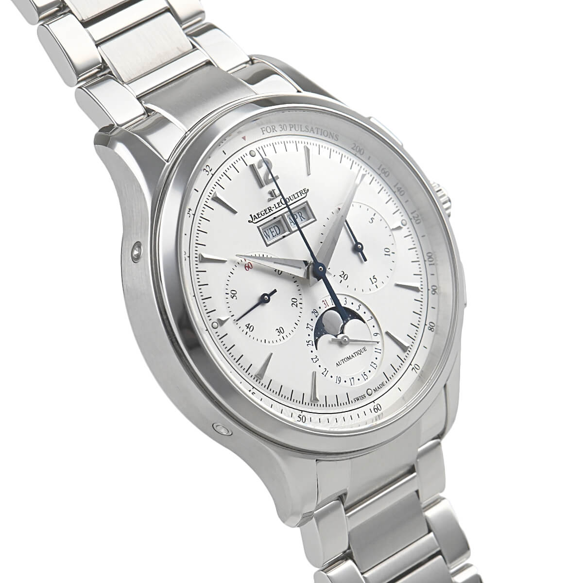 ジャガー・ルクルト JAEGER LECOULTRE マスターコントロール クロノグラフ カレンダー Q413812J(830.83.C9.S) 中古 メンズ 腕時計 : 宝石広場ヤフー店 ...