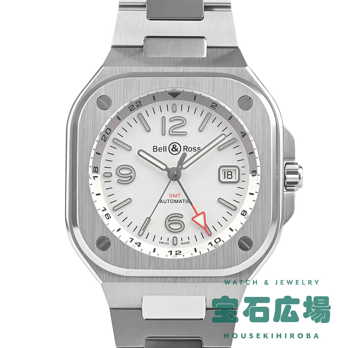 ベル&ロス ベル＆ロス BELL & ROSS BR 05 GMT BR05G-SI-ST/SST 中古 メンズ 腕時計 : 宝石広場ヤフー店 - 通販 - Yahoo!ショッピング