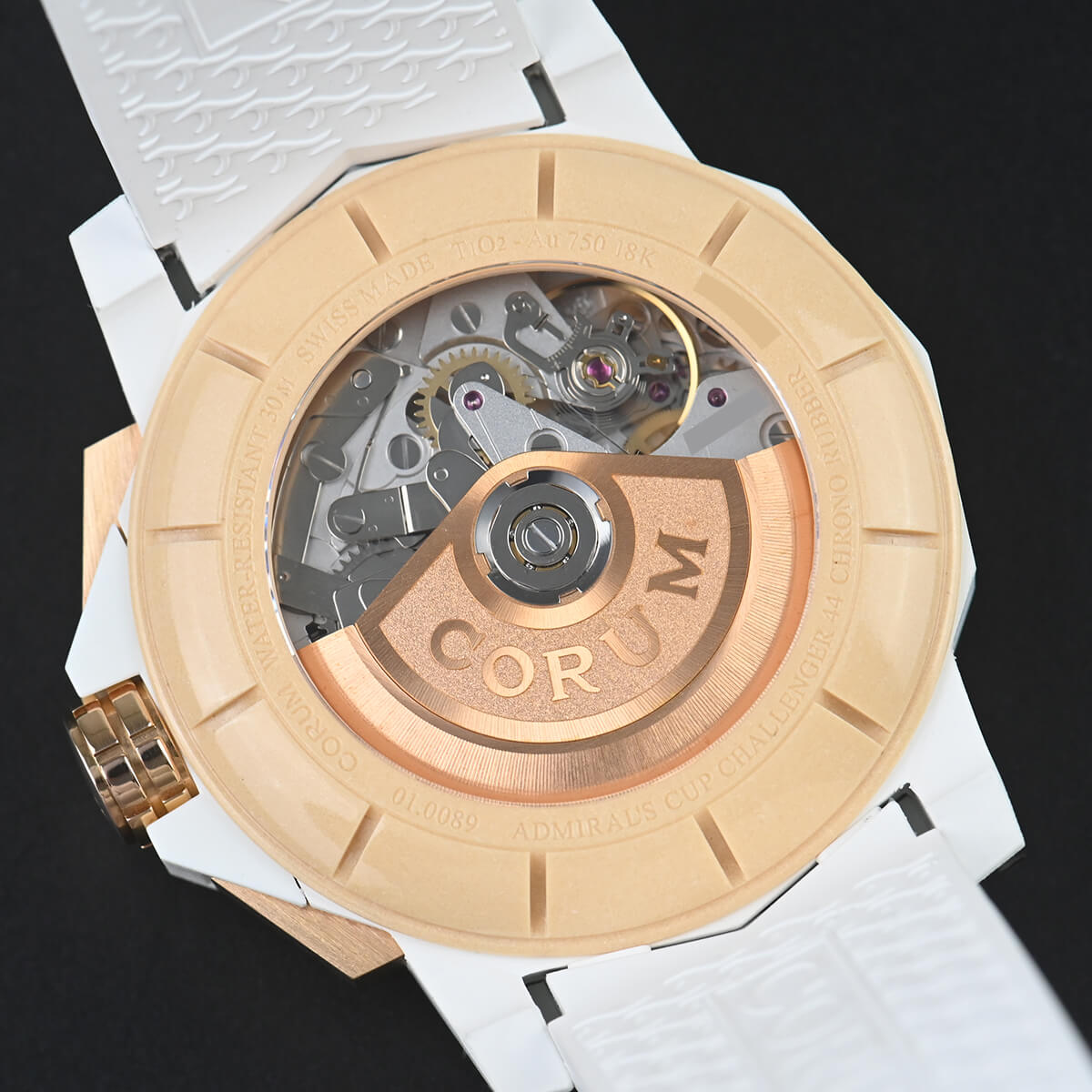 CORUM（コルム） アドミラルズカップ チャレンジャー44 クロノグラフ 753.804.03/0379 AA21 中古 未使用品 メンズ ...