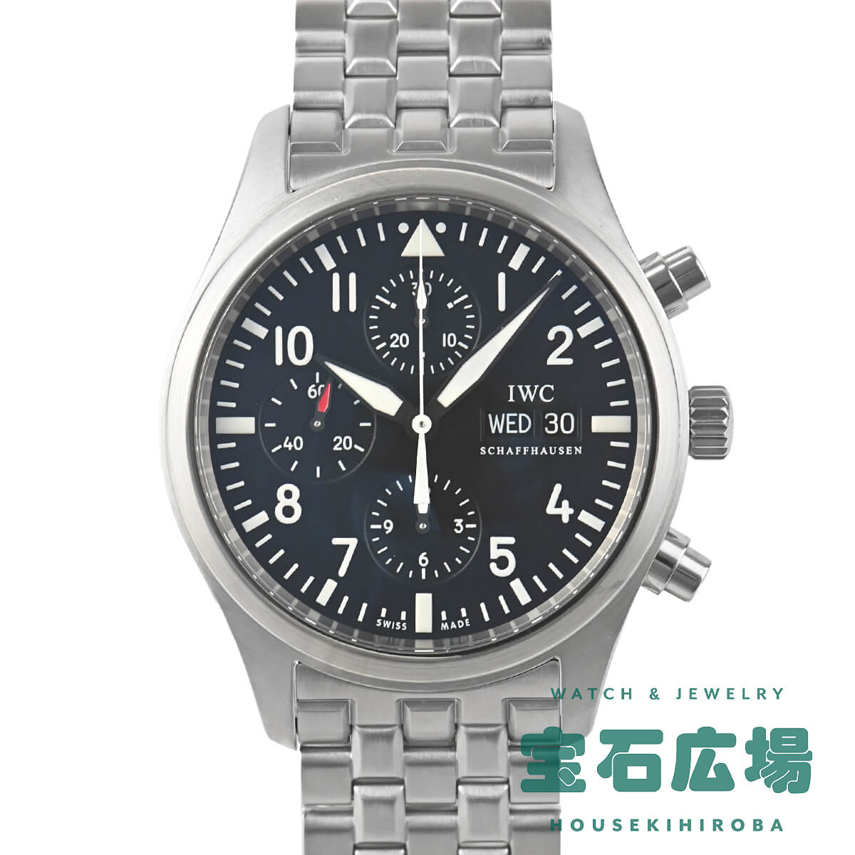IWC アイダブリューシー パイロット・ウォッチ・クロノグラフ IW371704 中古 メンズ 腕時計 : 宝石広場ヤフー店 - 通販 ...