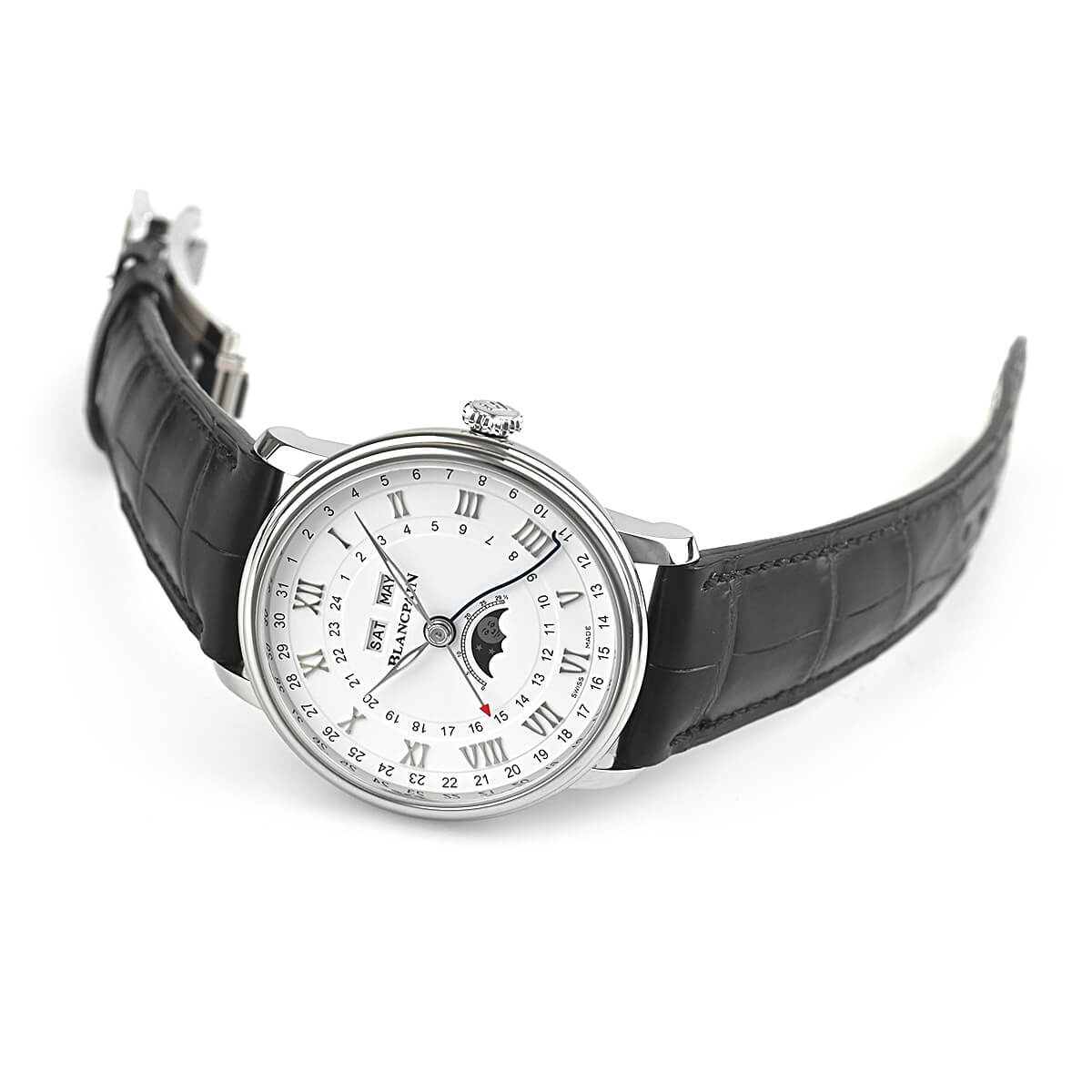 BLANCPAIN ブランパン BLANC PAIN ヴィルレ コンプリートカレンダーGMT 6676-1127-55B 新品 メンズ 腕時計 ...