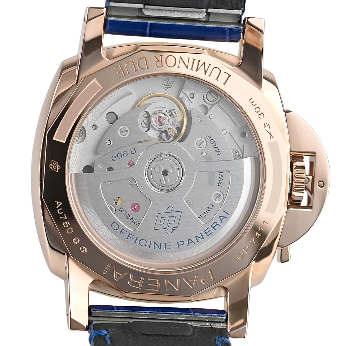 OFFICINE PANERAI パネライ ルミノール ドゥエ ルナ ゴールドテック PAM01181 新品 ユニセックス 腕時計 : 宝石 ...