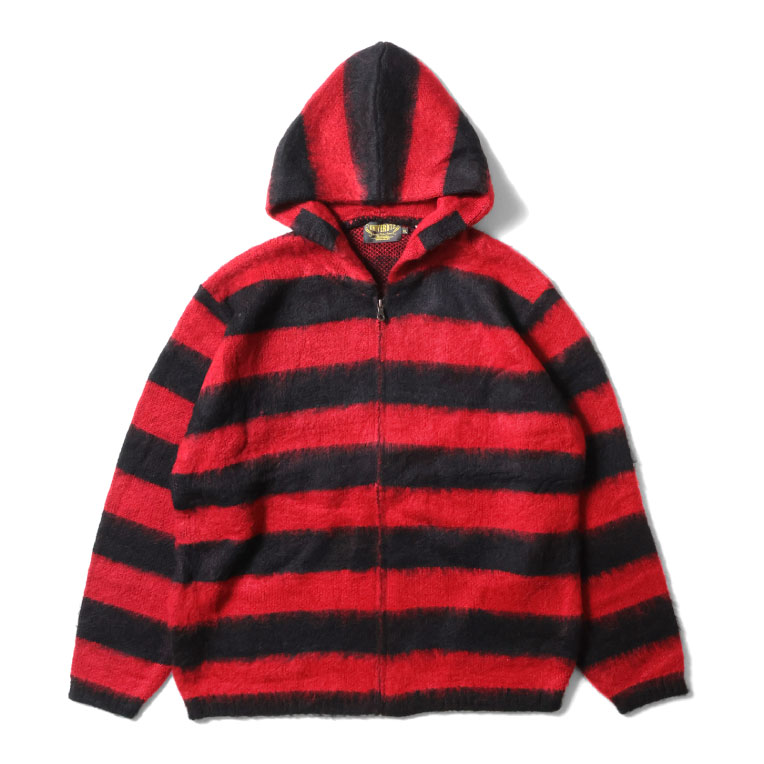 HOUSTON（ヒューストン） UNIVERD72 / ユニバード72 22335 MOHAIR TOUCH ZIP PARKA(BORDER ...