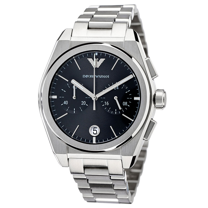 EMPORIO ARMANI エンポリオ アルマーニ 腕時計 時計 ブラック 男性 向け メンズ AR11560 : 腕時計 バッグ 財布の ...