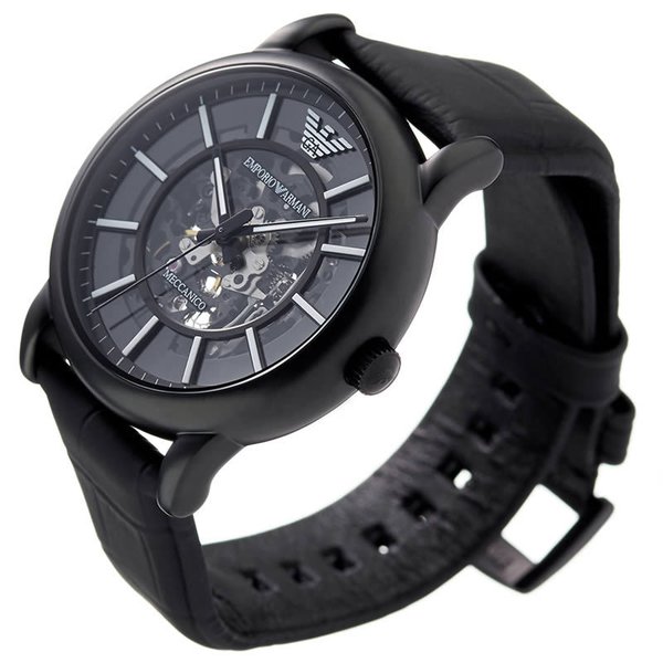 EMPORIO ARMANI 腕時計 エンポリオ アルマーニ 時計 メカニコ meccanico メンズ スケルトン AR60008 ...