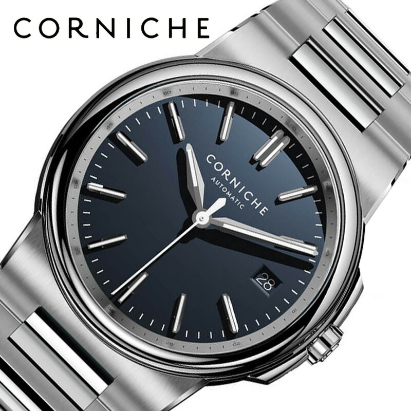 CORNICHE（コーニッシュ） 腕時計 時計 ラ グランデ ステンレススチール ブルーダイヤル ルミノバ La Grande Corniche CW-89306-L : 腕時計 バッグ 財布 ...