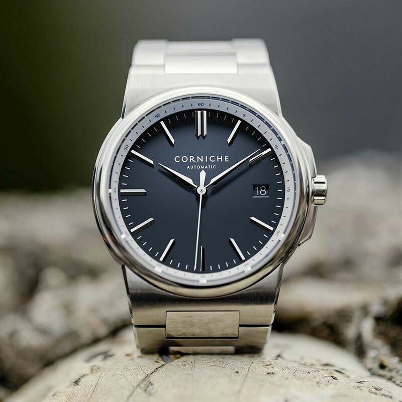 CORNICHE（コーニッシュ） 腕時計 時計 ラ グランデ ステンレススチール ブルーダイヤル ルミノバ La Grande Corniche CW-89306-L : 腕時計 バッグ 財布 ...