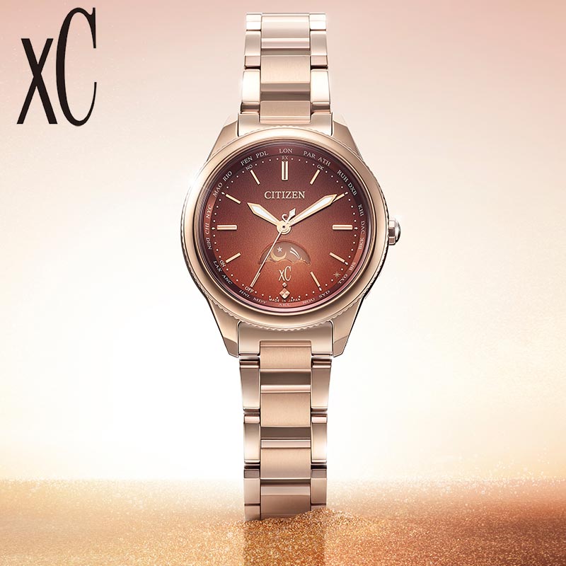 シチズン 腕時計 CITIZEN 時計 クロスシー xC daichi collection レディース ブラウン 電波 ソーラー EE1004-73W ラグジュアリー 可愛い ブランド ...