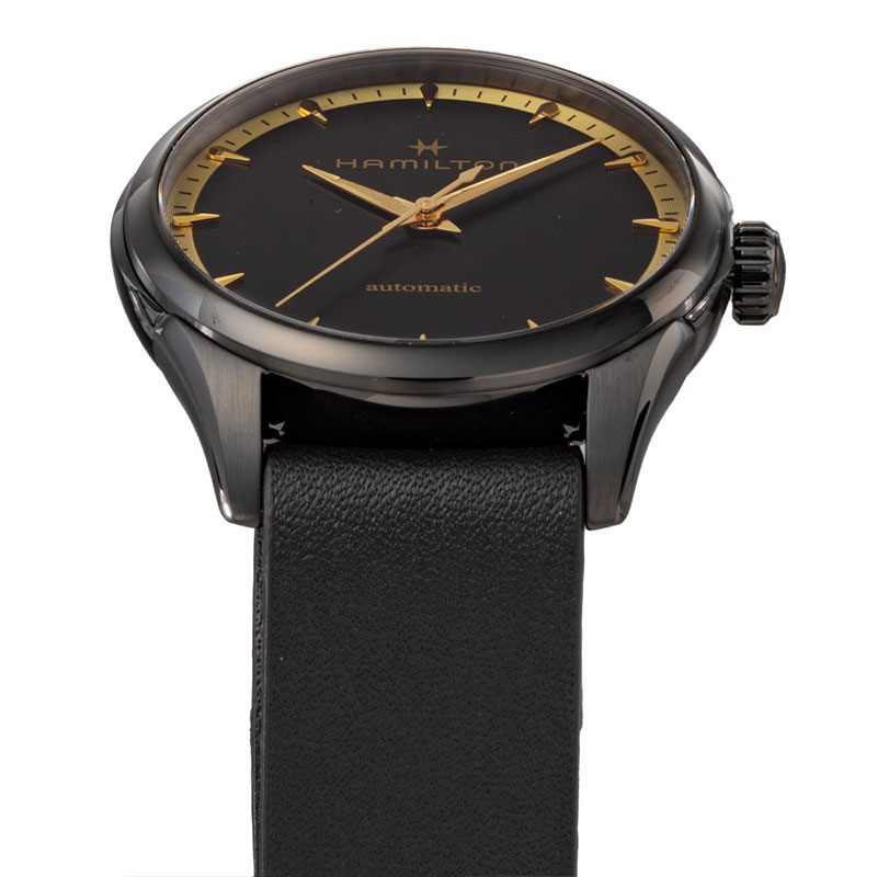 HAMILTON ハミルトン 腕時計 時計 ジャズマスター JAZZ MASTER Auto ブラック 機械式 自動巻き H32255730 ...