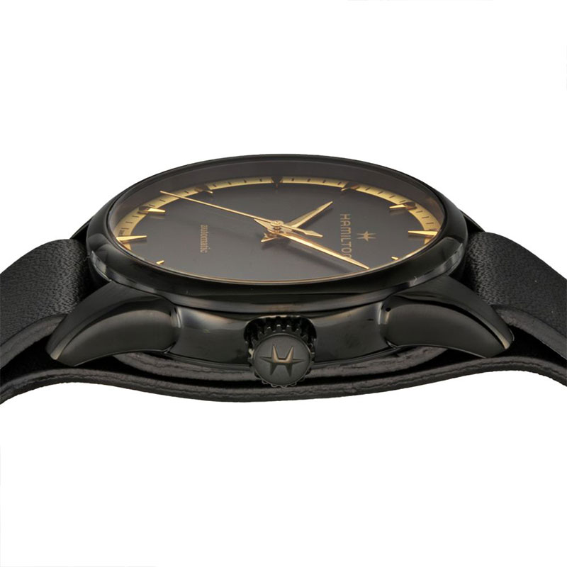 HAMILTON ハミルトン 腕時計 時計 ジャズマスター JAZZ MASTER Auto ブラック 機械式 自動巻き H32255730 ...