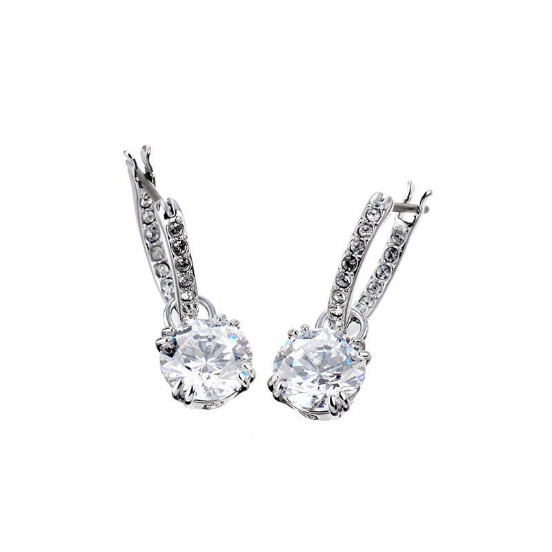 スワロフスキー スティラ ピアス Swarovski ドロップ ラウンドカット Stilla レディース 女性 アクセサリー アクセ ...