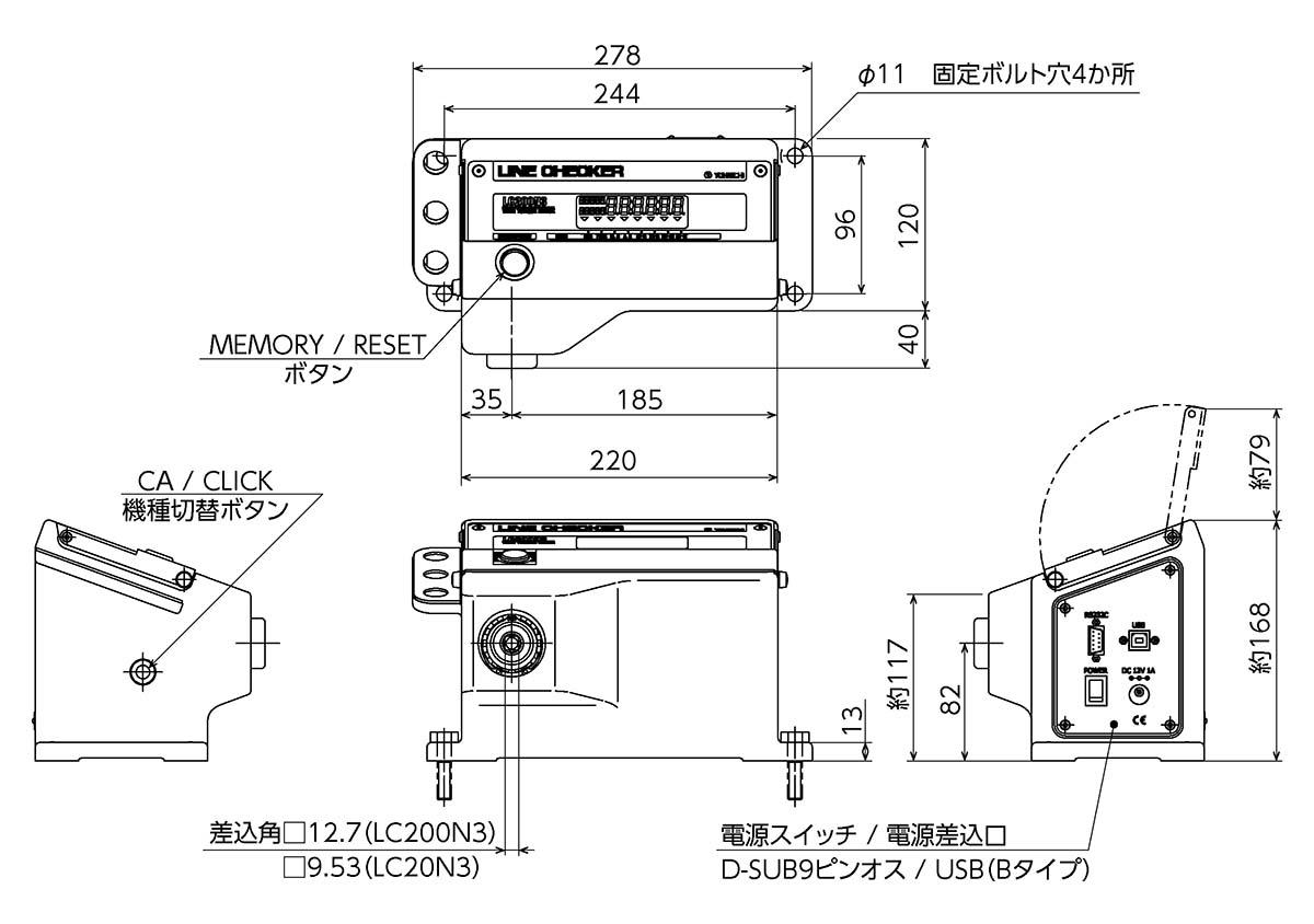 TOHNICHI 東日＞直送品 LC200N3 トルクレンチチェッカ LC3/LC3-G 5〜200N.m : 工具のお店i-TOOLS(アイ ...