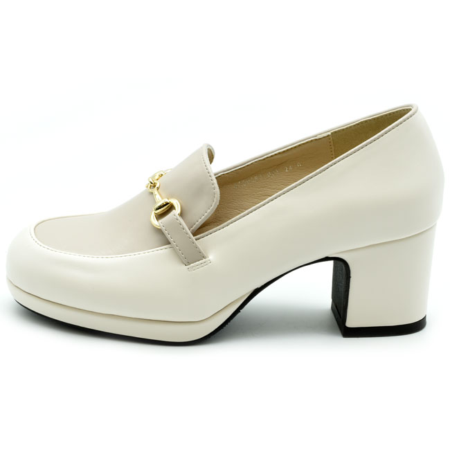 あしながおじさん パンプス レディース 厚底 ブラック 黒 by 厚底