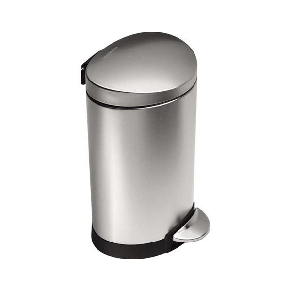 simplehuman シンプルヒューマン セミラウンドカン 6L ステンレス FPP CW1834 00134 ゴミ箱 : イベリアの太陽 - 通販 - Yahoo!ショッピング