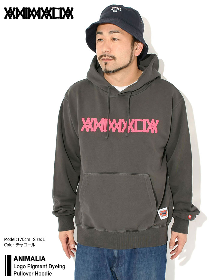 ANIMALIA（アニマリア） パーカー プルオーバー メンズ ロゴ