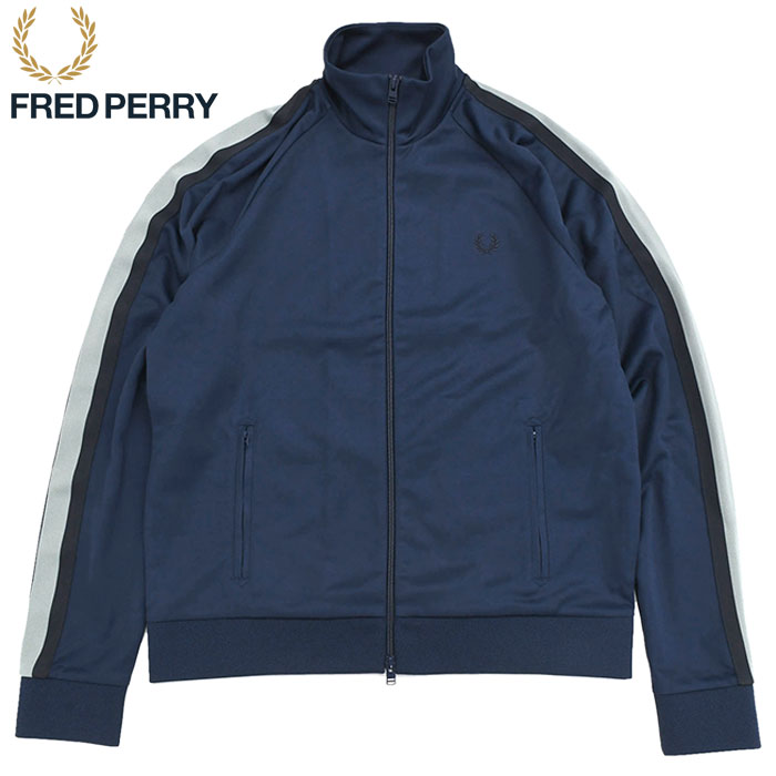 FRED PERRY フレッドペリー ジャージー ジャケット メンズ ツー カラー テープ トラックジャケット ( J9045 Two ...