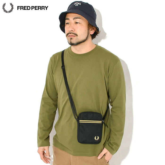 FRED PERRY（フレッドペリー） ショルダーバッグ ティップド テープ スモール サイド バッグ ( L2809 Tipped Tape ...