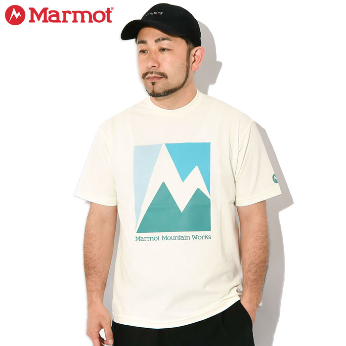 Marmot マーモット Tシャツ 半袖 メンズ 25SS クラック ( Crack S/S Tee 吸水 速乾 UVカット 抗菌 防臭 カットソー MTSS25MST063 )[M便 1/1 ...