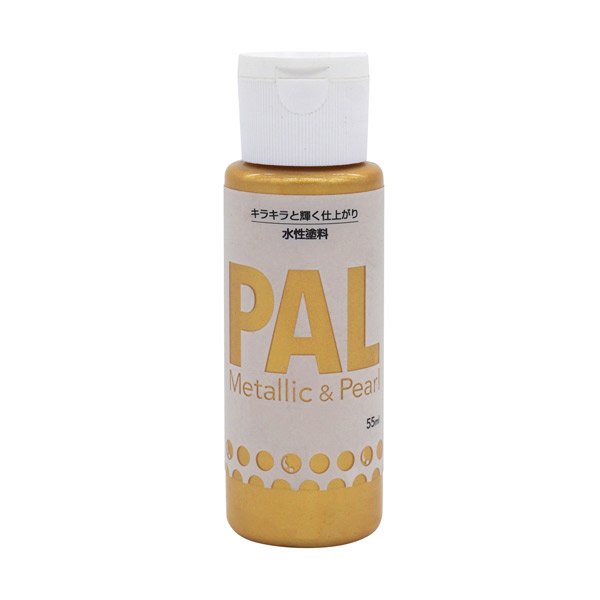 【地域制限有】【メーカー直送】ニッペホームプロダクツ 水性ホビー用塗料 PAL ムーンゴールド 55ml 4976124350016 ...