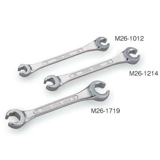 【メーカー直送】TONE（トネ） フレアナットレンチ（15°） M26-1012 : RideOne - 通販 - Yahoo!ショッピング