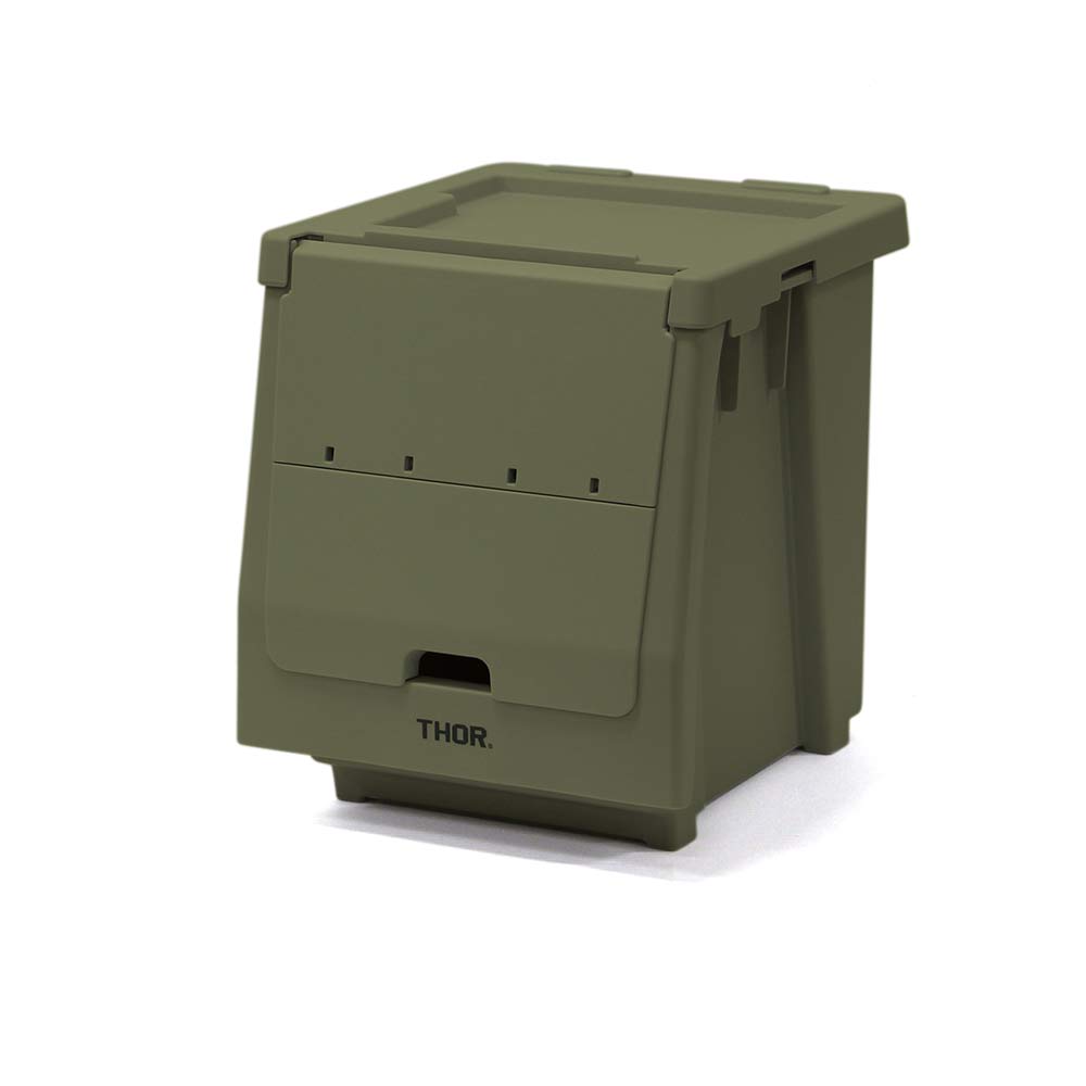 THOR（ソー） THOR Stacking Shelf Container スタッキングシェルフ 20Lセット (上蓋＋前扉付き) : イエノLabo. - 通販 - Yahoo!ショッピング