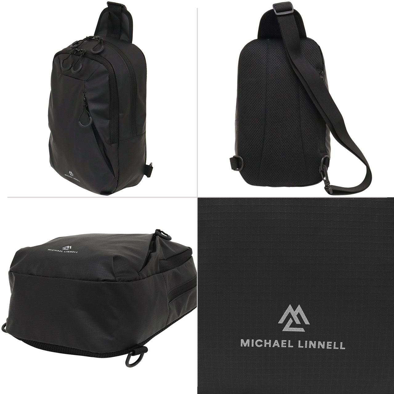 MICHAEL LINNELL マイケルリンネル ショルダーバッグ ワンショルダーバッグ 斜め掛けバッグ 8L 撥水 雨対策 メンズ ...