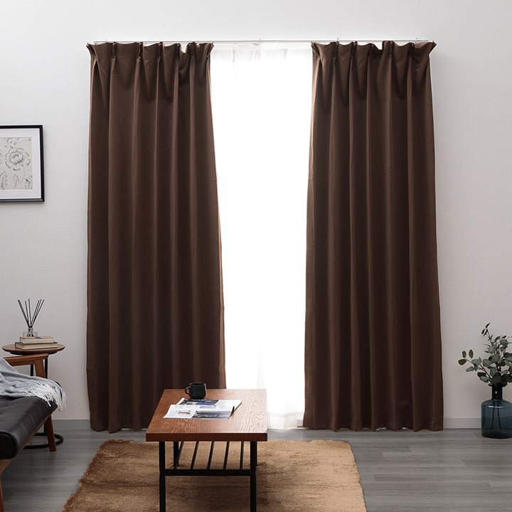 カーテン 遮光 1級 遮熱 シンプルドレープ 100幅 2枚組 150幅 1枚 丈100 〜 210cm 洗える ドレープカーテン 遮光カーテン 無地 保温 断熱 おしゃれ UNI : い草 ...