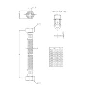 カクダイ 798-15x500 ブレードフレキ/13 KAKUDAI かくだい 水周り関連 水周り用品 配管資材 DIY : 一級品の店 いっ ...