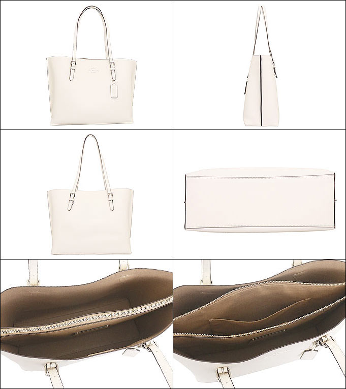 COACH コーチ バッグ トートバッグ FCV968 CV968 チョーク モリー ダブル フェース レザー トート アウトレット ...