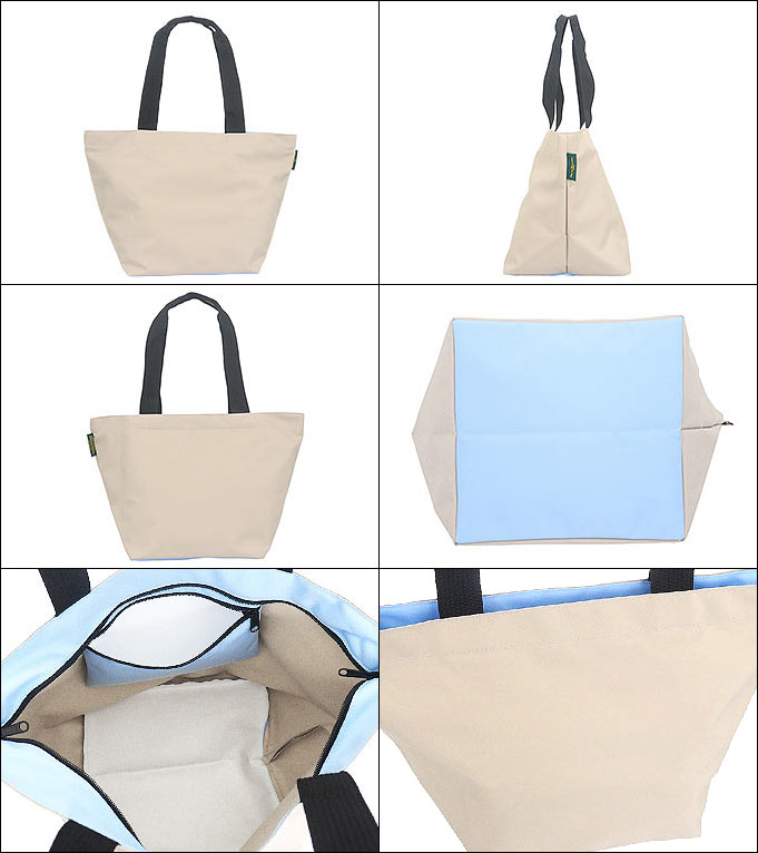 エルベシャプリエ Herve Chapelier バッグ トートバッグ 925N ナクレ×ブルエ スクエア ベース ベーシック ナイロン ラージショルダートート レディース :hc ...