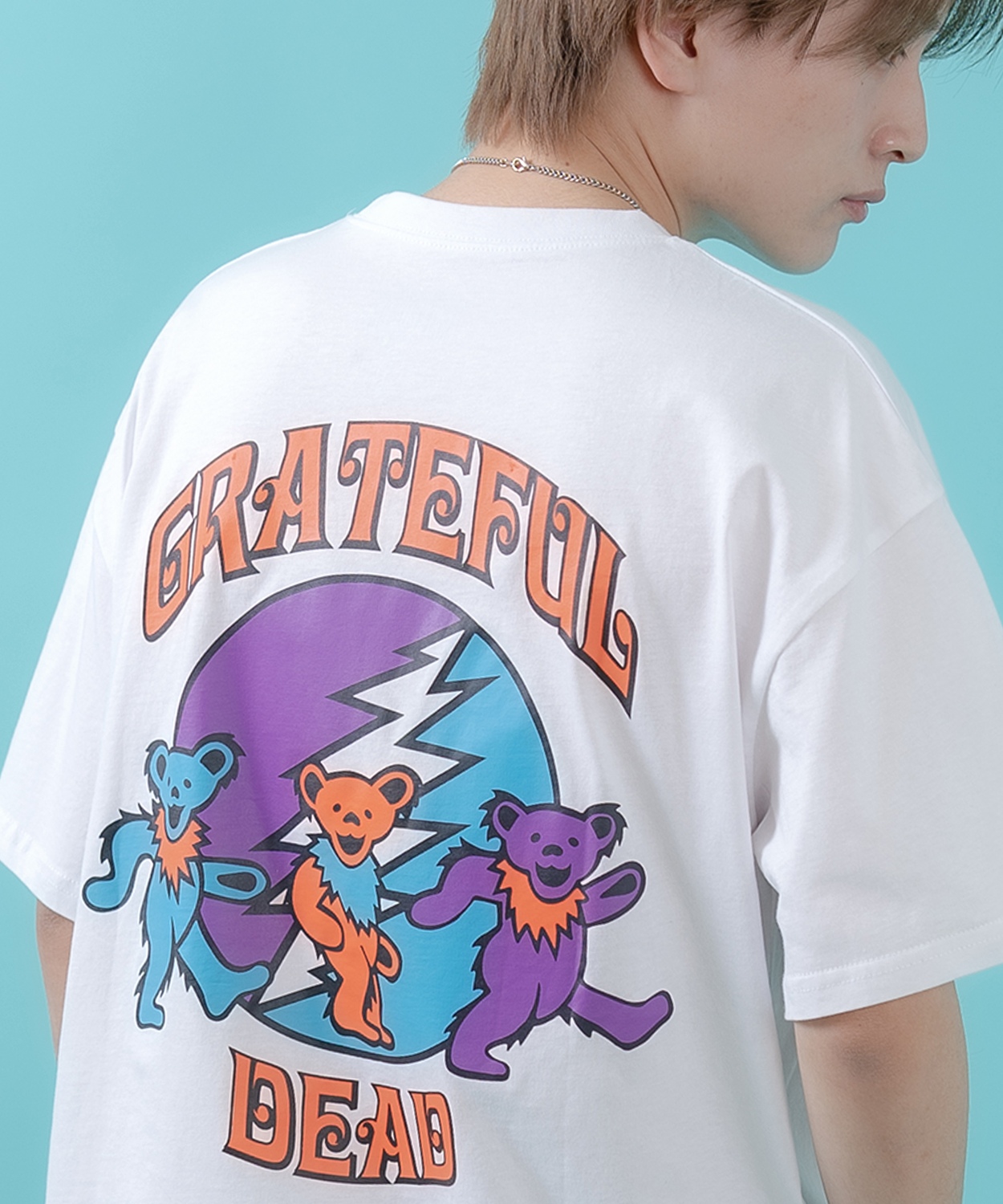 improves Tシャツ メンズ レディース GRATEFUL DEAT キャラクター トップス ルーズフィット ゆったり カジュアル アメカジ ストリート スケーター 古着MIX ...
