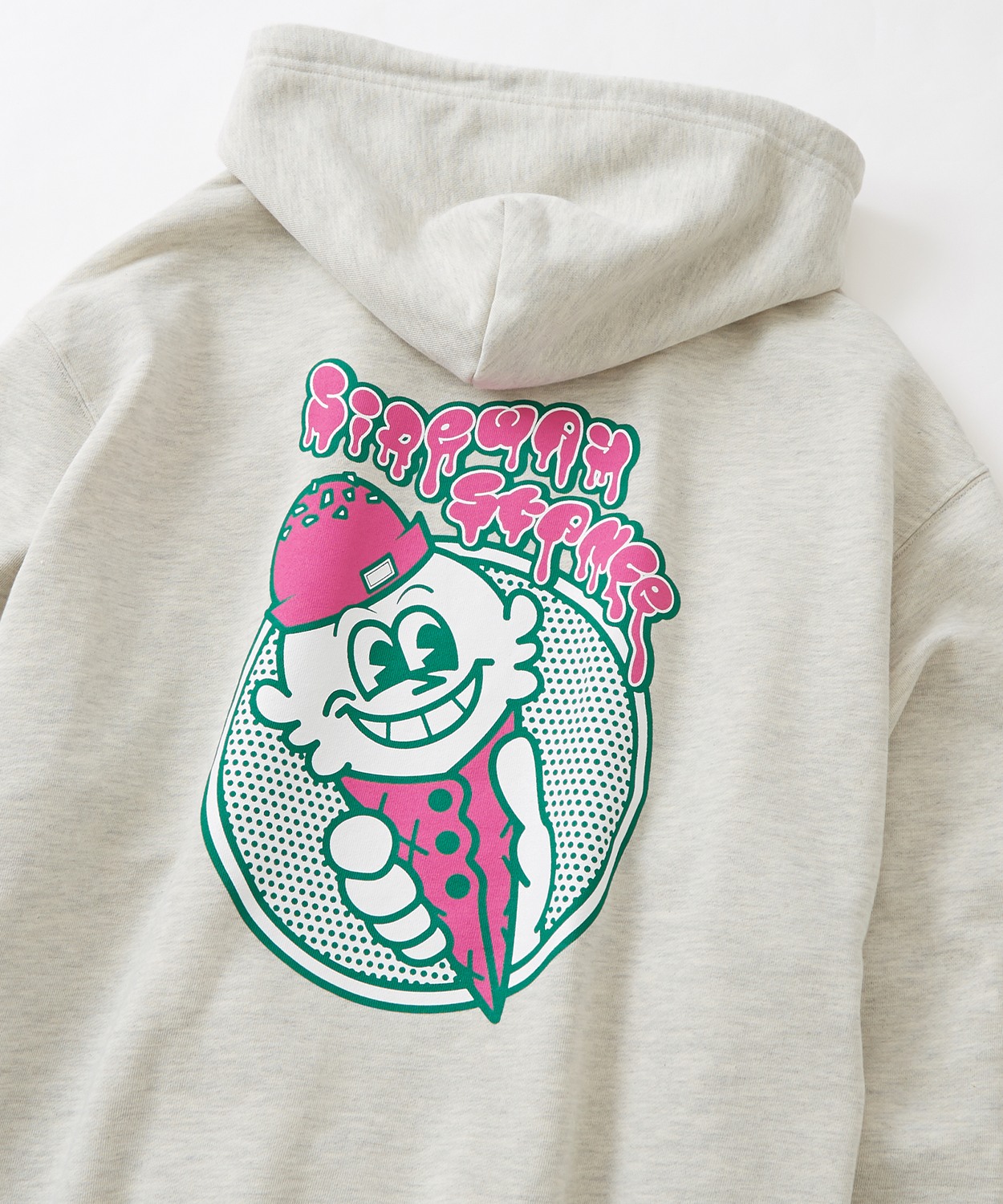 パーカー メンズ SIDEWAY STANCE サイドウェイスタンス オリジナルプリント グラフィック スウェット スエット アイスクリーム マスコット オーバーサイズ : 70093 ...