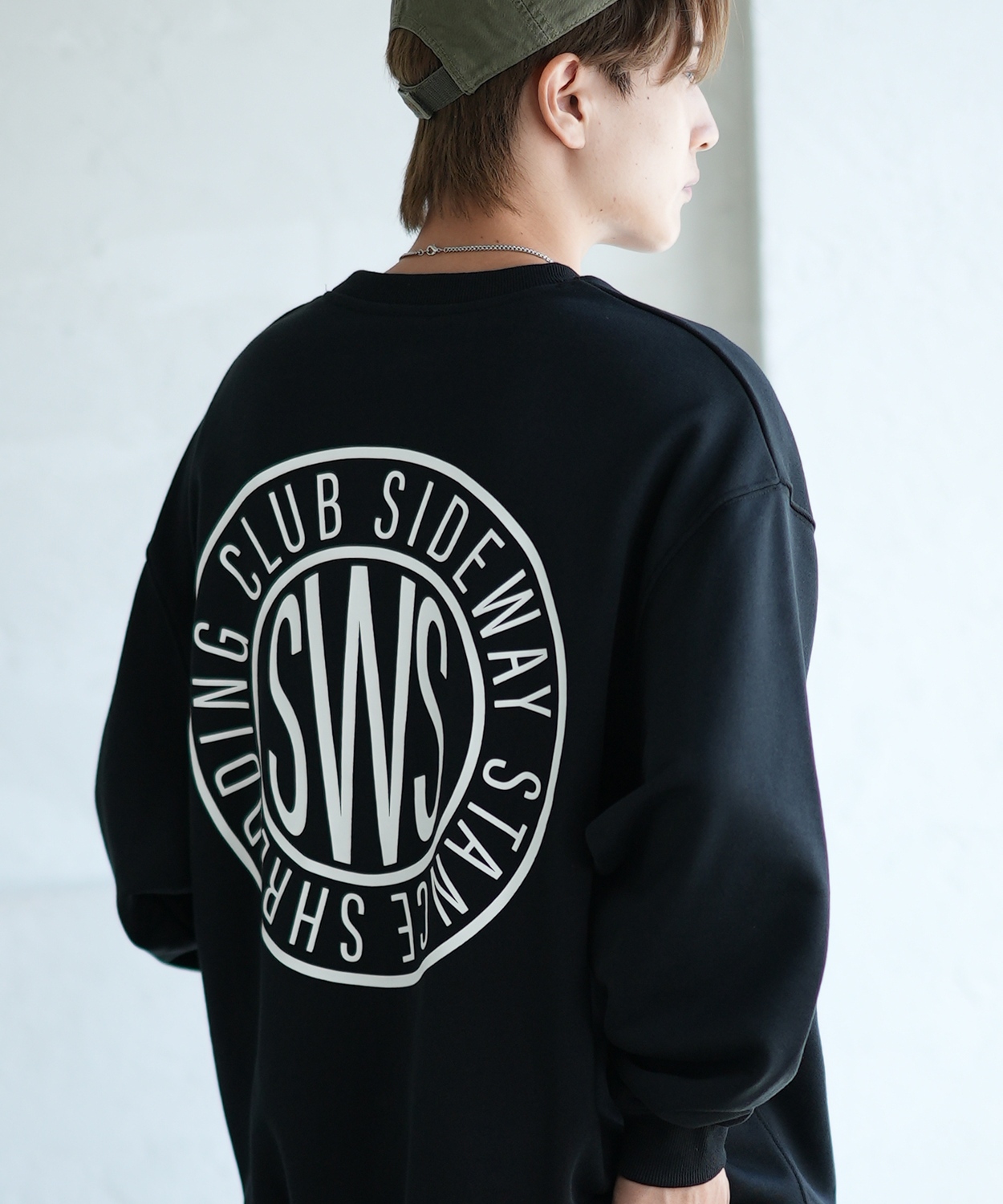 improves トレーナー メンズ SIDEWAY STANCE サイドウェイスタンス オリジナルプリント グラフィック スウェット サークルロゴ オーバーサイズ アメカジ カジュアル ...