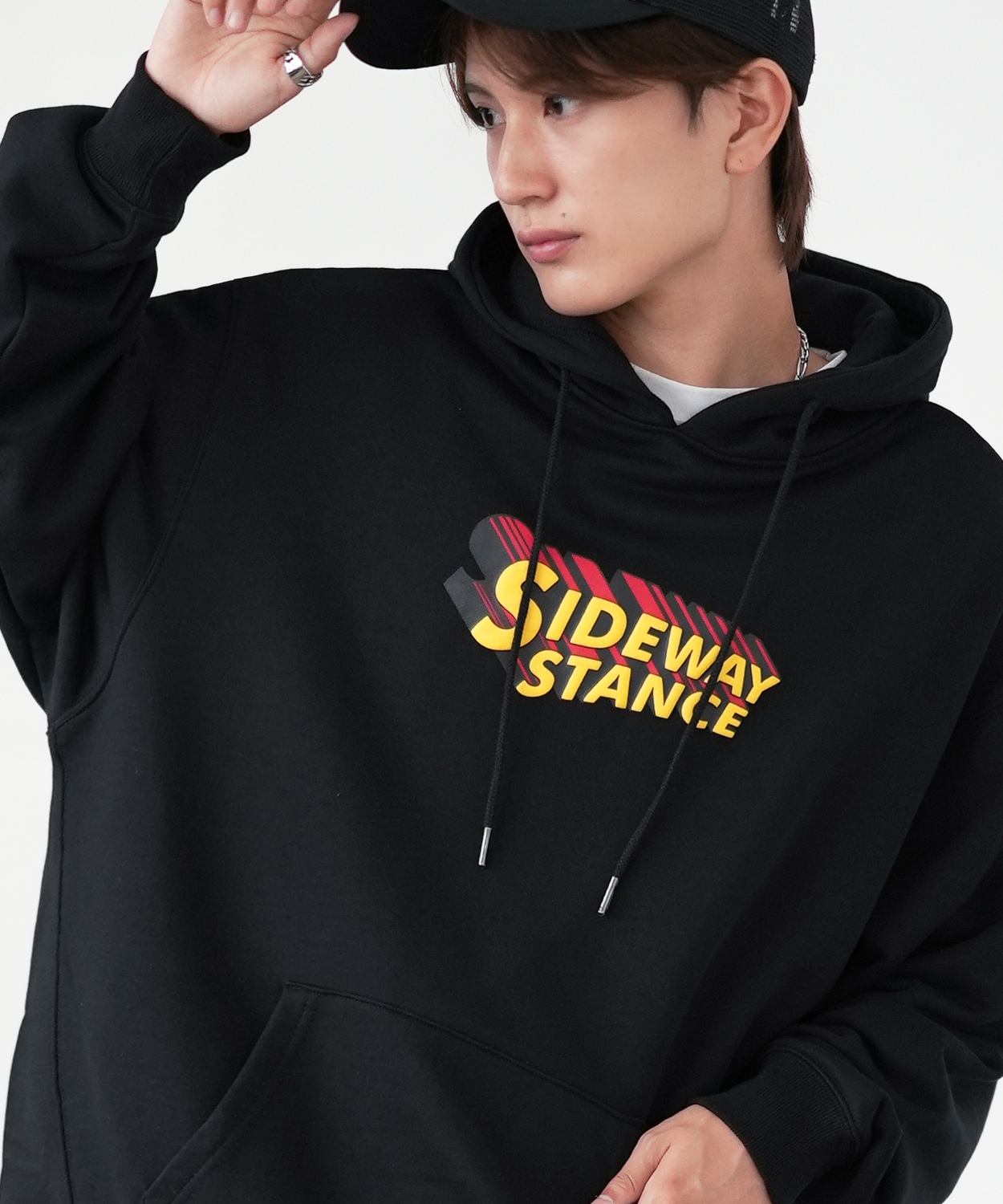 improves（インプローブス） パーカー メンズ SIDEWAY STANCE サイドウェイスタンス オリジナルプリント グラフィック スウェット 3D発泡アメコミロゴ オーバーサイズ ...