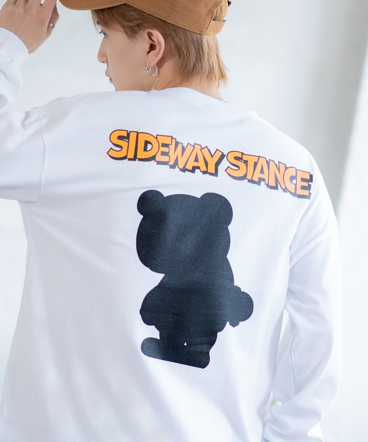 improves 長袖Tシャツ メンズ SIDEWAY STANCE サイドウェイスタンス オリジナルプリント シルエット カットソー ロンT カジュアル スケーター ストリート 古着MIX ...
