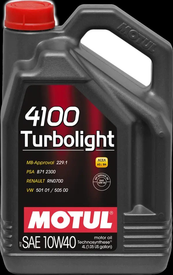 MOTUL（モチュール） 4100 TURBOLIGHT 4100 ターボライト 10W-40 4L 107720 : インディーズヤフー店 ...