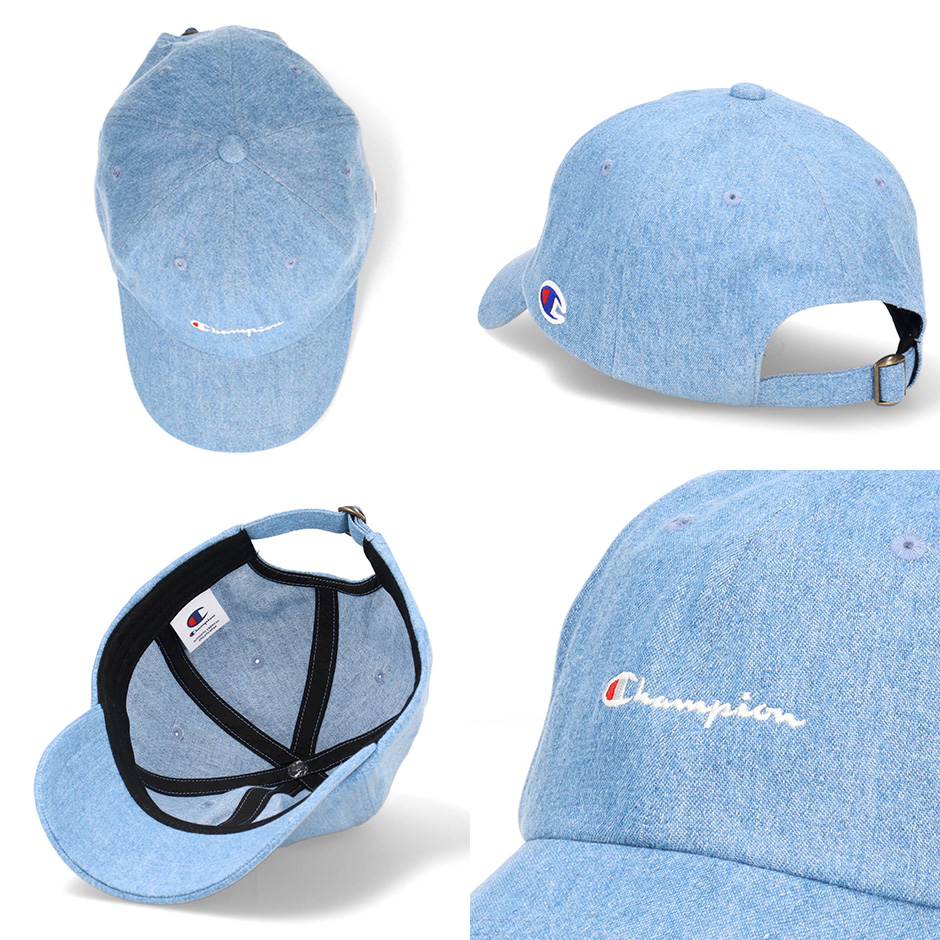 Champion（チャンピオン） デニム ロゴ キャップ 帽子 ブランド キャップ 帽子 メンズ レディース デニムキャップ champion ...