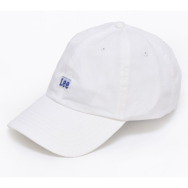 LEE リー ベースボールキャップ 帽子 キャップ ローキャップ ソフトキャップ アメカジ lee ブランド ホワイト 白 :leek ...