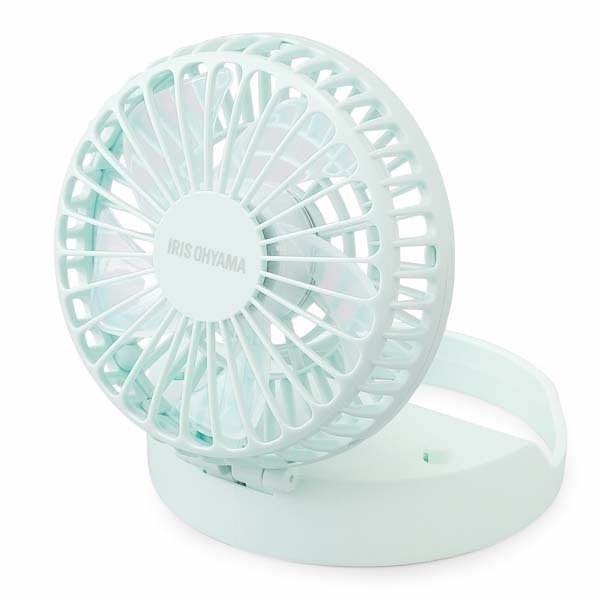 扇風機 充電式 卓上・ネック ファン JTNF-01-A JTNF-01-Y ソーダ レモン アイリスオーヤマ :p518108:ウエノ電器 ...