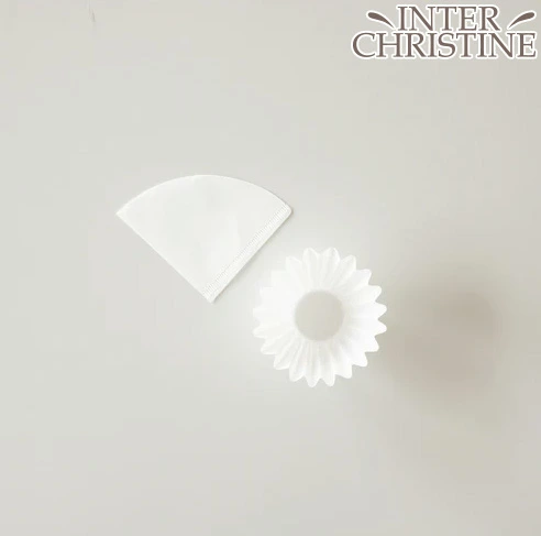 ORIGAMI オリガミ Paper Filter [Cone+Wave set] コーヒーペーパーフィルター Cone+WaveSet 2杯 ...