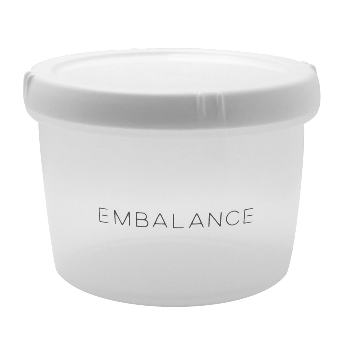 EMBALANCE 保存容器 500ml ラウンドコンテナ 丸・浅型 M （ エンバランス プラスチック 食洗機対応 電子レンジ対応 冷凍 ...