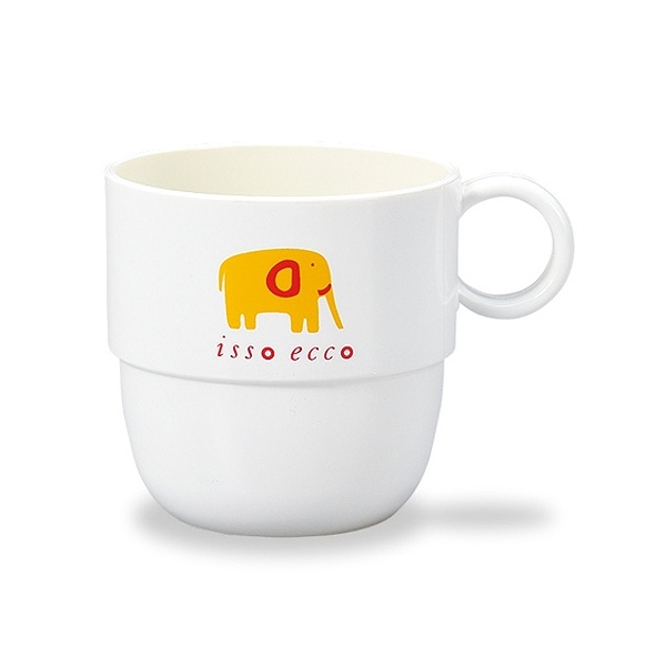 マグカップ 240ml コップ isso ecco Animal 食器 子供用食器 プラスチック 日本製 （ 食洗機対応 電子レンジ対応 マグ 子供用 カップ スタッキングマグ ...