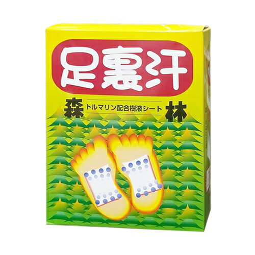 足裏シート トルマリン配合樹液シート 足裏汗(30枚入)x6箱セット+
