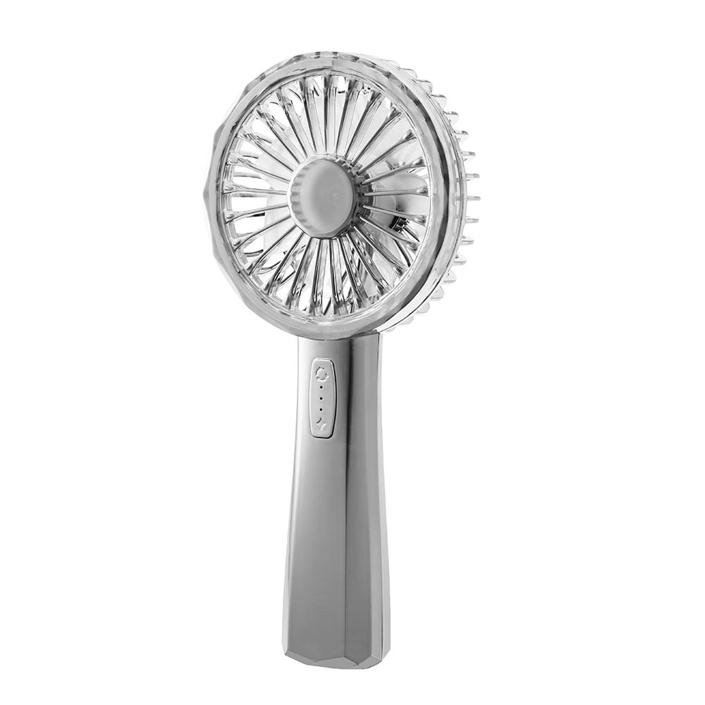 Toffy ハンディファン トフィー LED FN19 USB充電 風量調節 ポータブル 携帯扇風機 小型扇風機 シルバー ピンクゴールド トフィ かわいい おしゃれ : アイリスプラザ ...