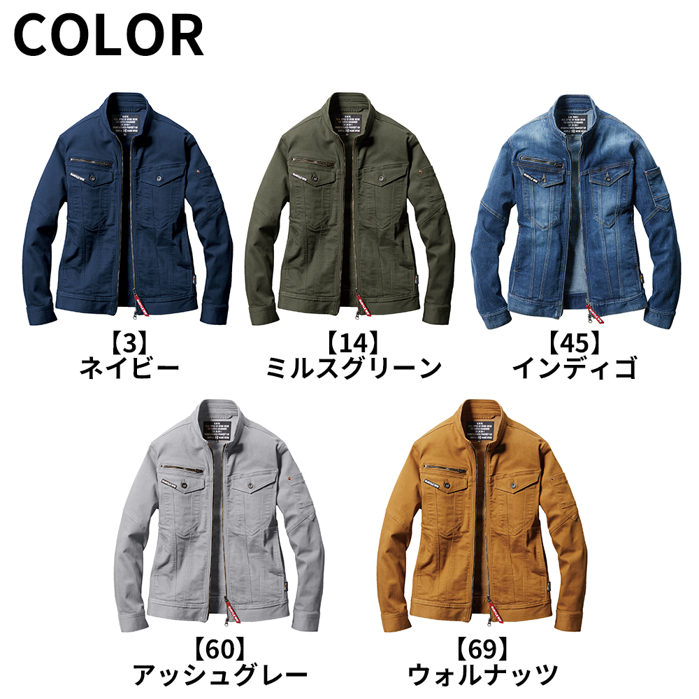 BURTLE（バートル） ジャケット ストレッチ素材 S~LL ユニセックス btl-5001 宅配のみ : ISIS OUTLET - 通販 - Yahoo!ショッピング