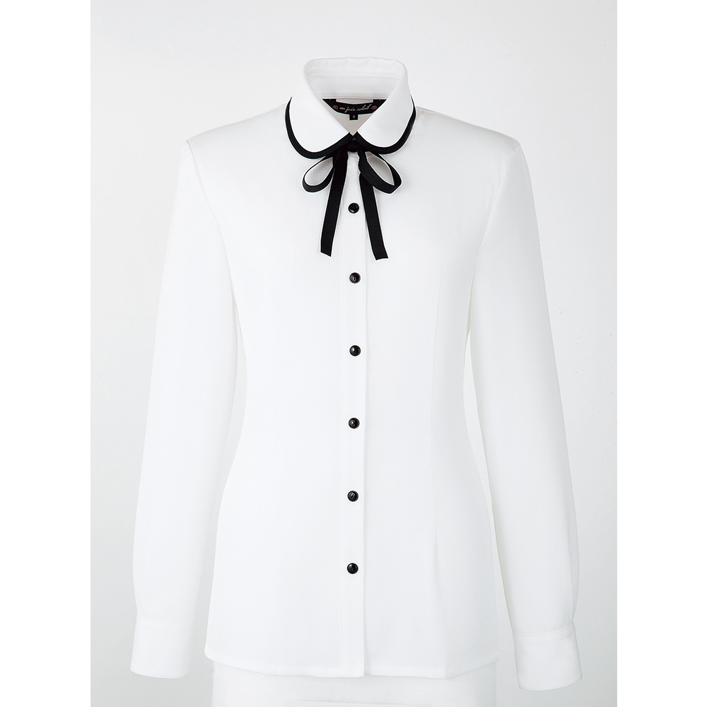 ジョア en joie アンジョア 長袖ブラウス リボン付 17号 19号