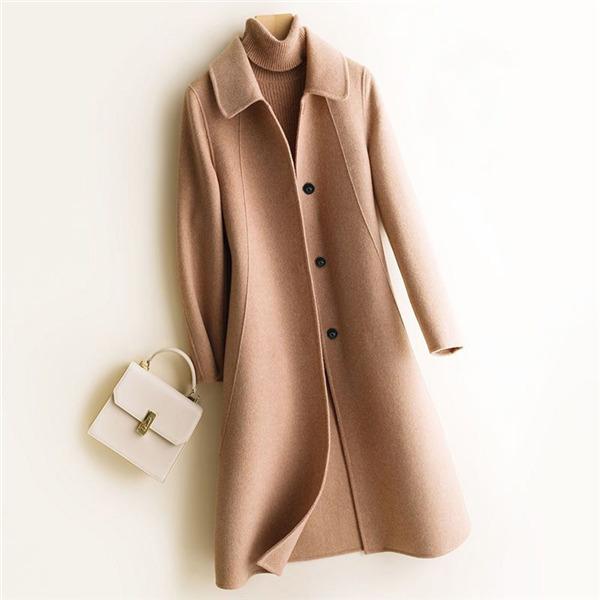 チェスターコート レディース ロングコート オーバーコート 厚手